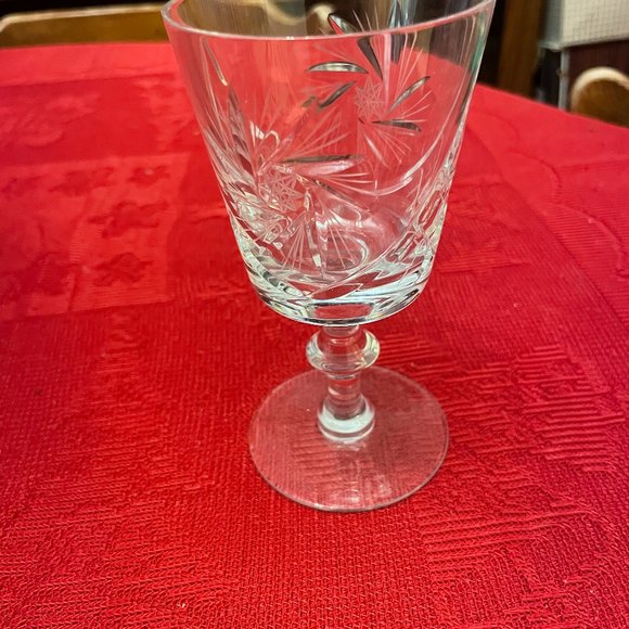 Dining | Crystal Pinwheel Wine Or Water Goblets | Poshmark